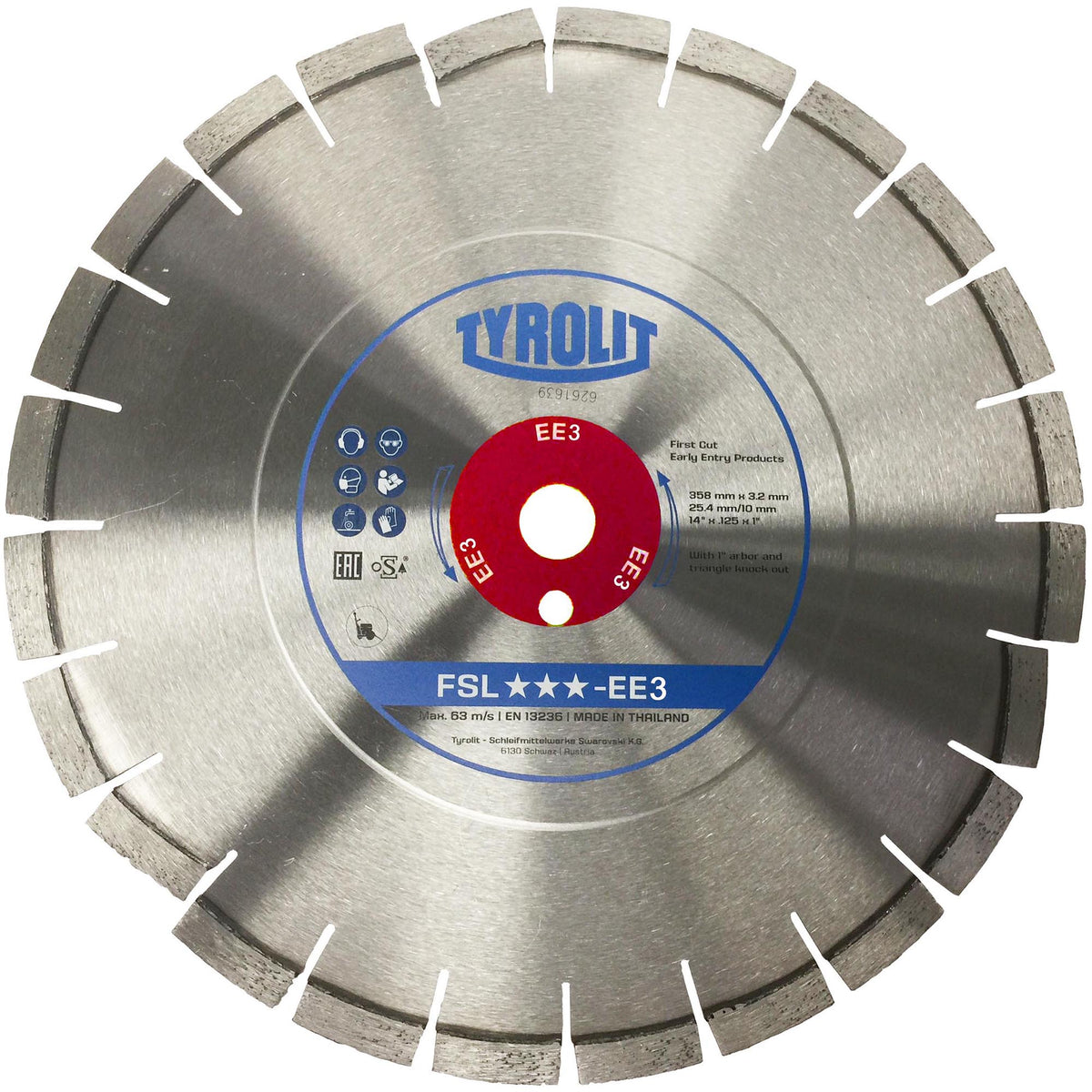 Early Entry 150mm Red Medium Aggregate Saw Blades 34330020 - Beton ...