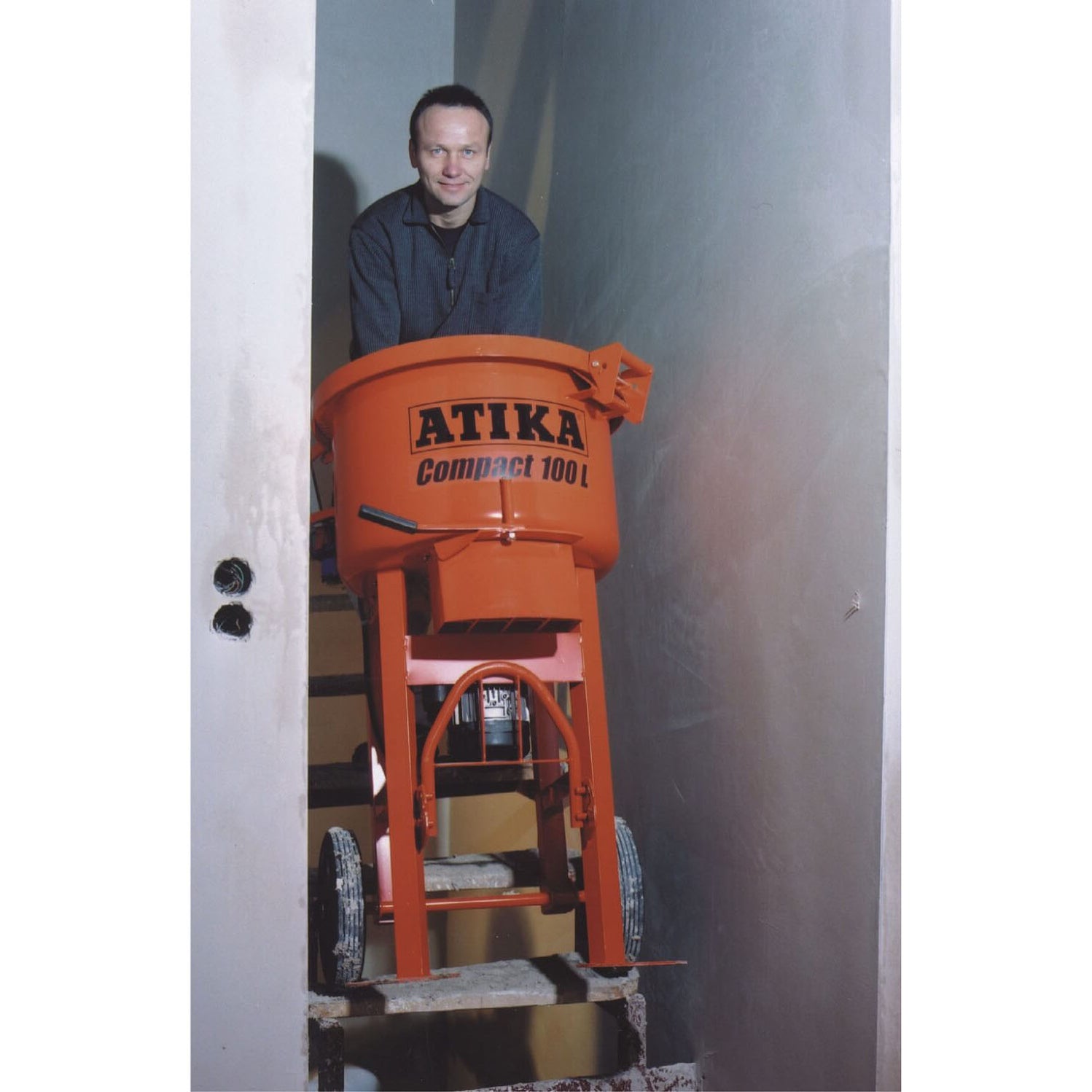 Atika Compact 100Ltr Pan-Mortar Mixer — Betontools Australia