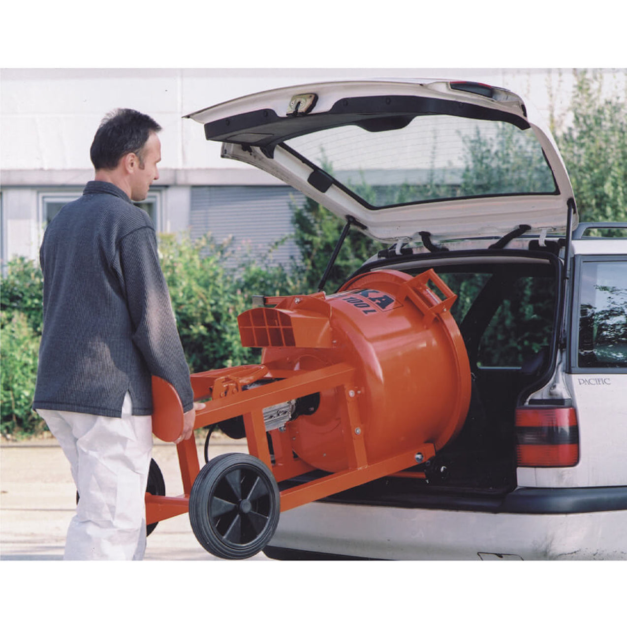 Atika Compact 100Ltr Pan-Mortar Mixer — Betontools Australia