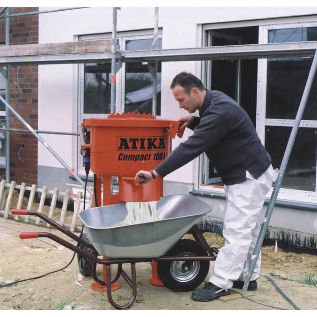 Atika Compact 100Ltr Pan-Mortar Mixer — Betontools Australia