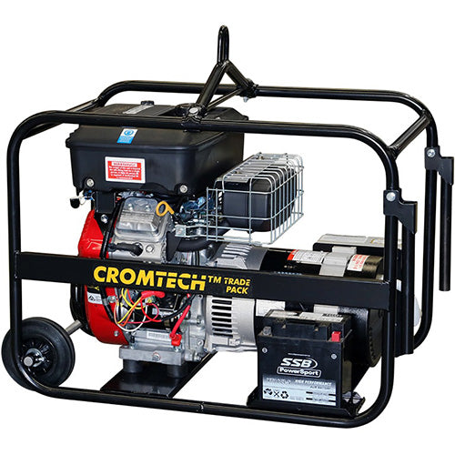 Cromtech GEN10-8000 Electric Start Generator Trade Pack TG100BPET ...