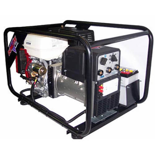 Dunlite Power Equipment 7 kVA 200 Amp Honda Powered Welder Generator ...