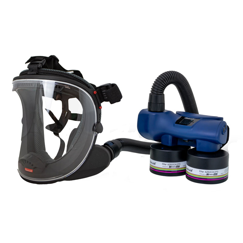 Maxisafe Unimask 5-point Harness with Chemical 2F Papr and P3 Filters ...