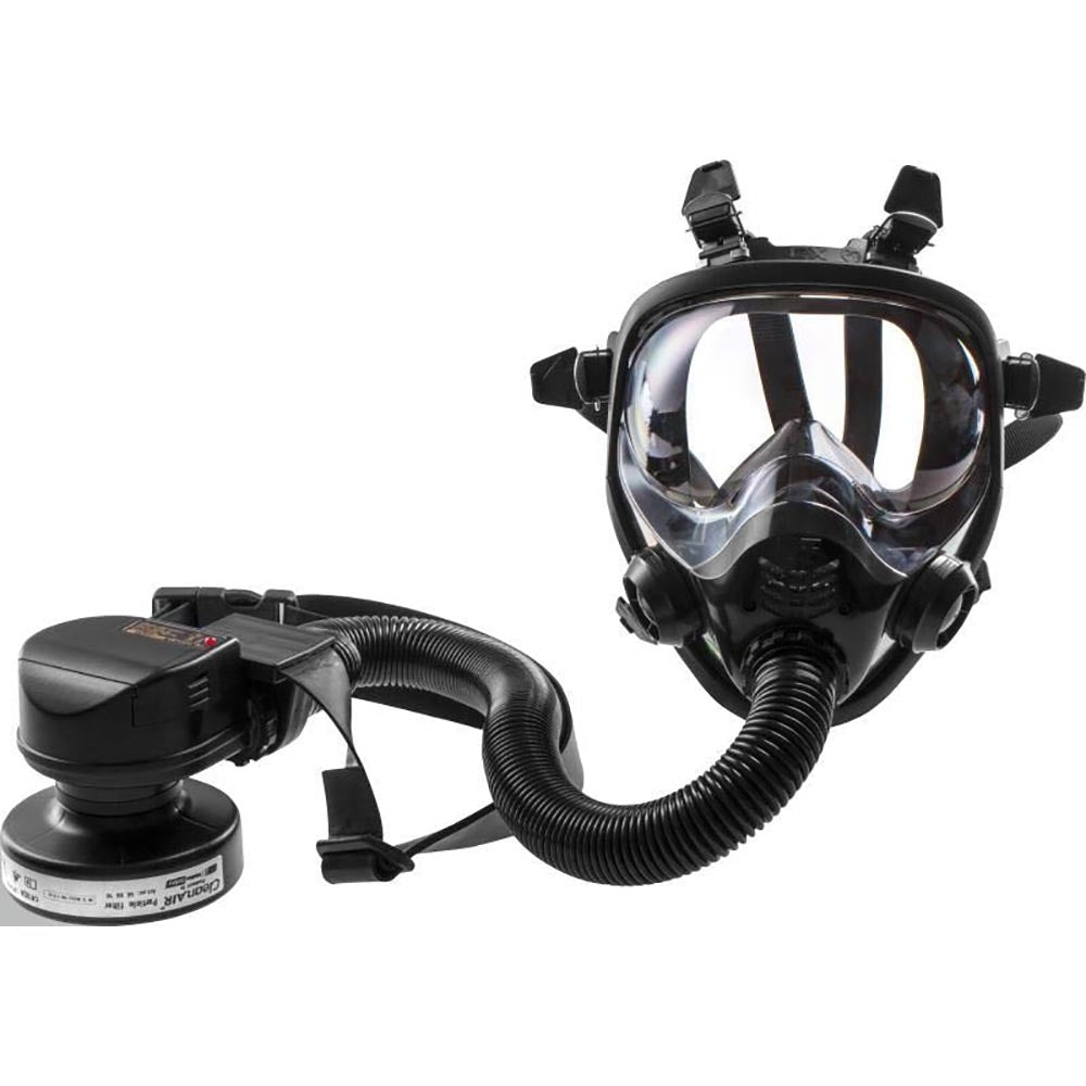 Maxisafe CleanAir PAPR Belt Mounted Full Face Mask RPA539a - Betontools ...