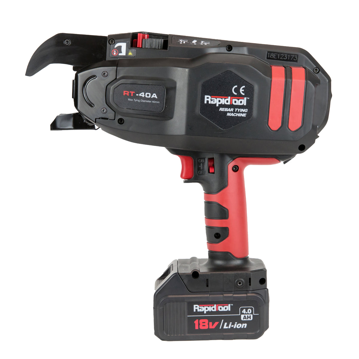 Rapidtool Rebar Tie Machine 40mm Cordless - Betontool — Betontools ...