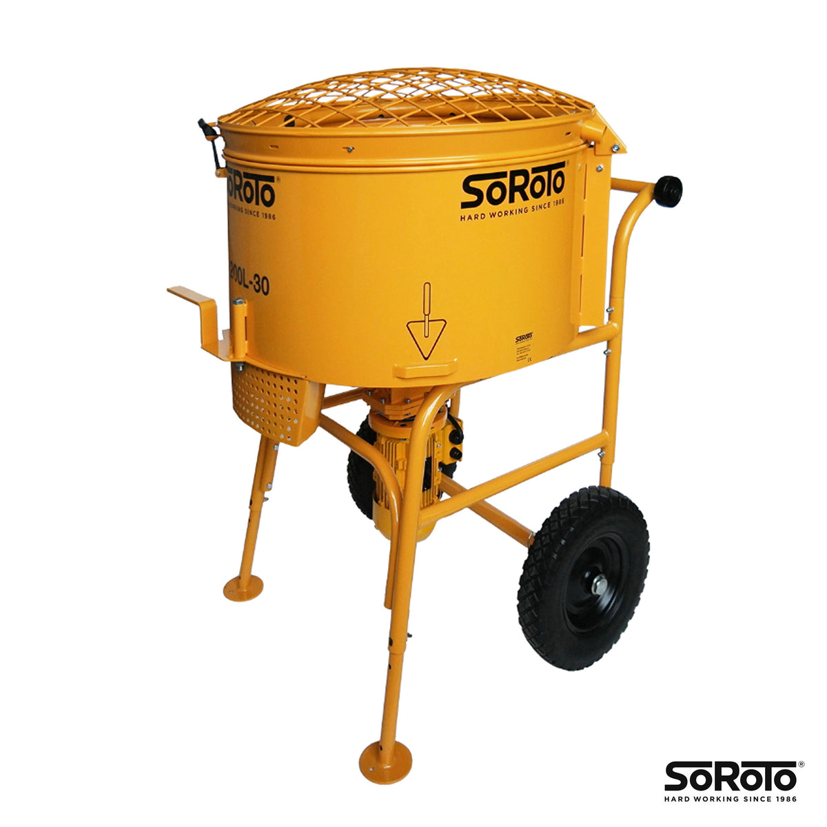 SoRoTo 200L Screed Mortar Cement Mixer Made in Denmark — Betontools ...