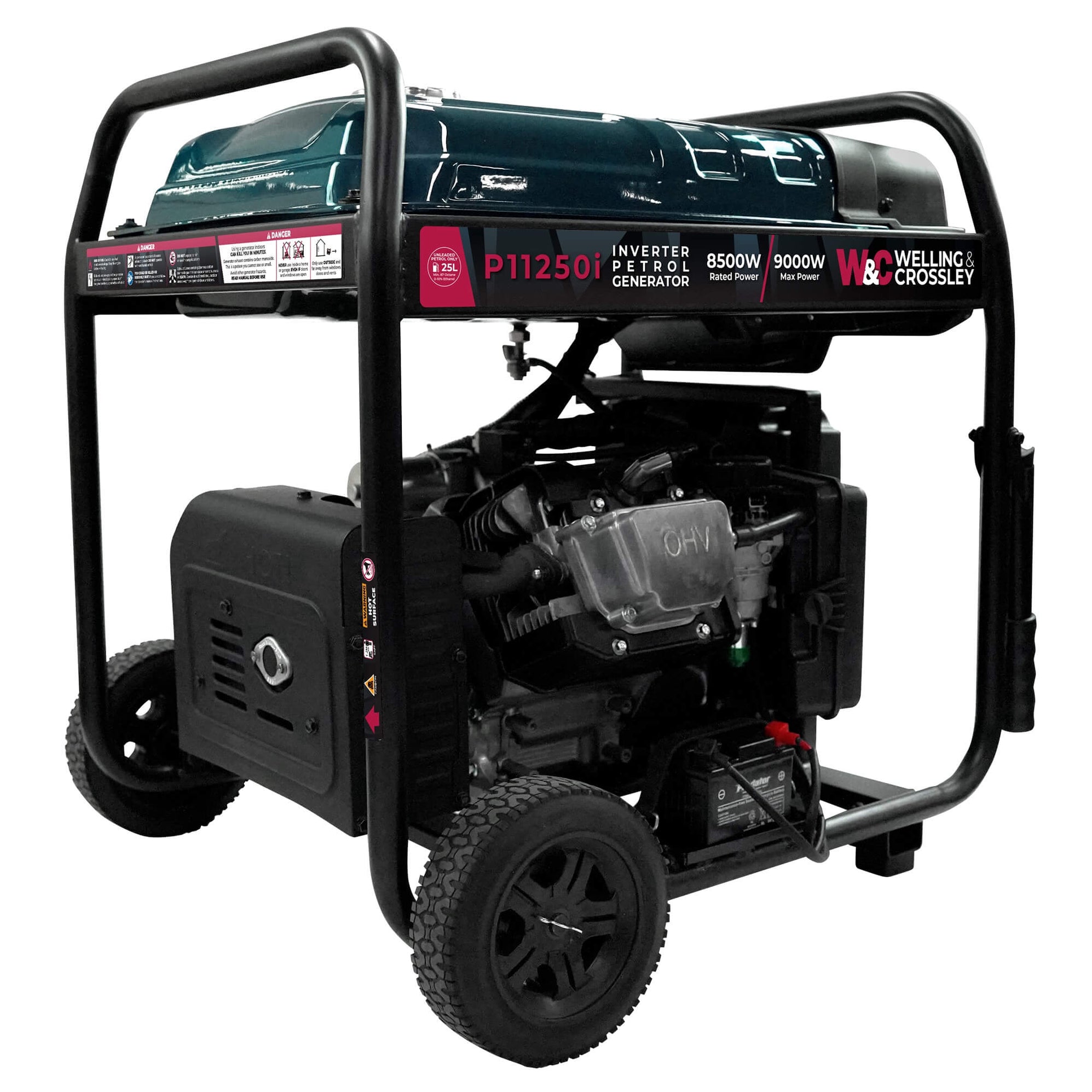 Welling & Crossley 11.25 kVA (9,000W) Open Frame Inverter Petrol ...